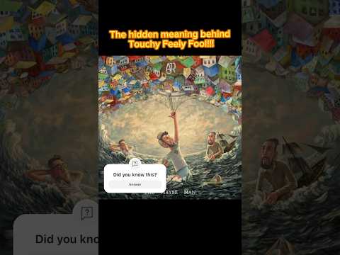 The Hidden meaning of Touchy Feely Fool!!! #ajr #music #unknownfacts