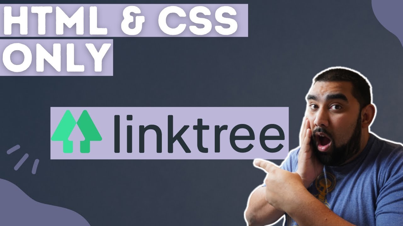 Let's CODE A LinkTree Clone Application USING HTML & CSS! No Frameworks!