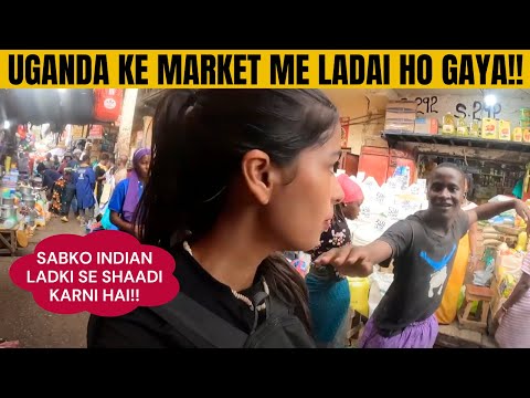 Most DANGEROUS African market Kampala Uganda | Solo Indian Girl In Africa | #ugandavlog #uganda