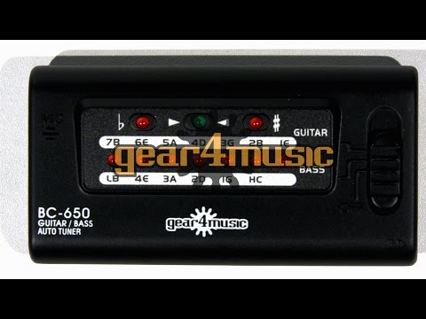 Digital Guitar / Bass Tuner by Gear4music