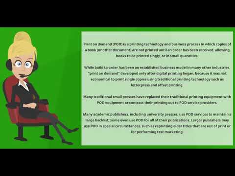 PRINT ON DEMAND? What does PRINT ON DEMAND mean? PRINT ON DEMAND meaning