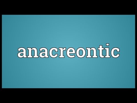 Anacreontic Meaning