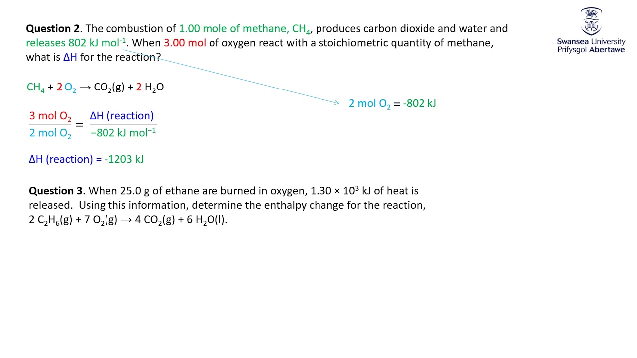 Thermochemistry worksheet Part 1