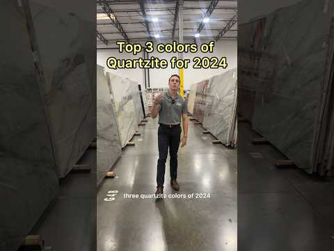 Top colors of Quartzite for 2024 #bathroomcountertops #interiordesign #kitchencountertops