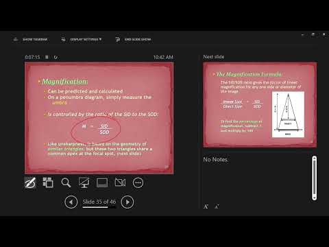 Radiography Lecture: Image Distortion- Magnification