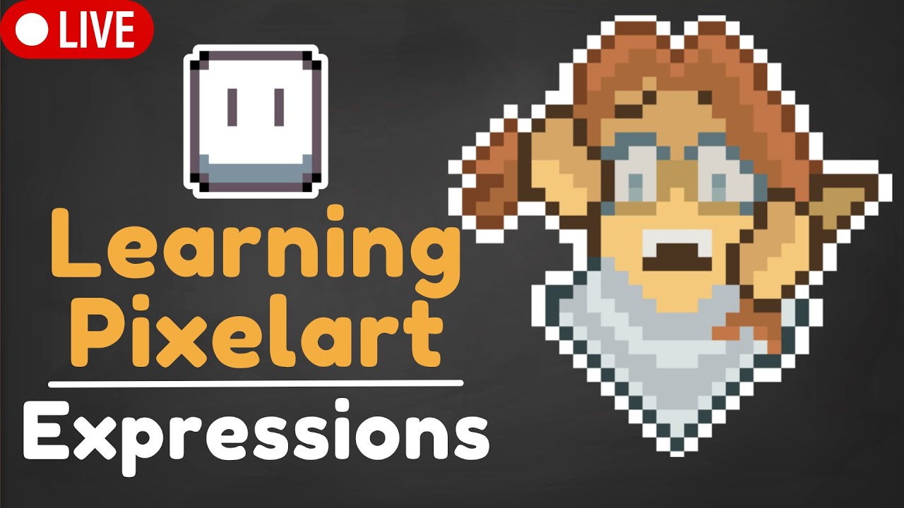Happy, Mad, Sad - Learning how to draw Pixelart