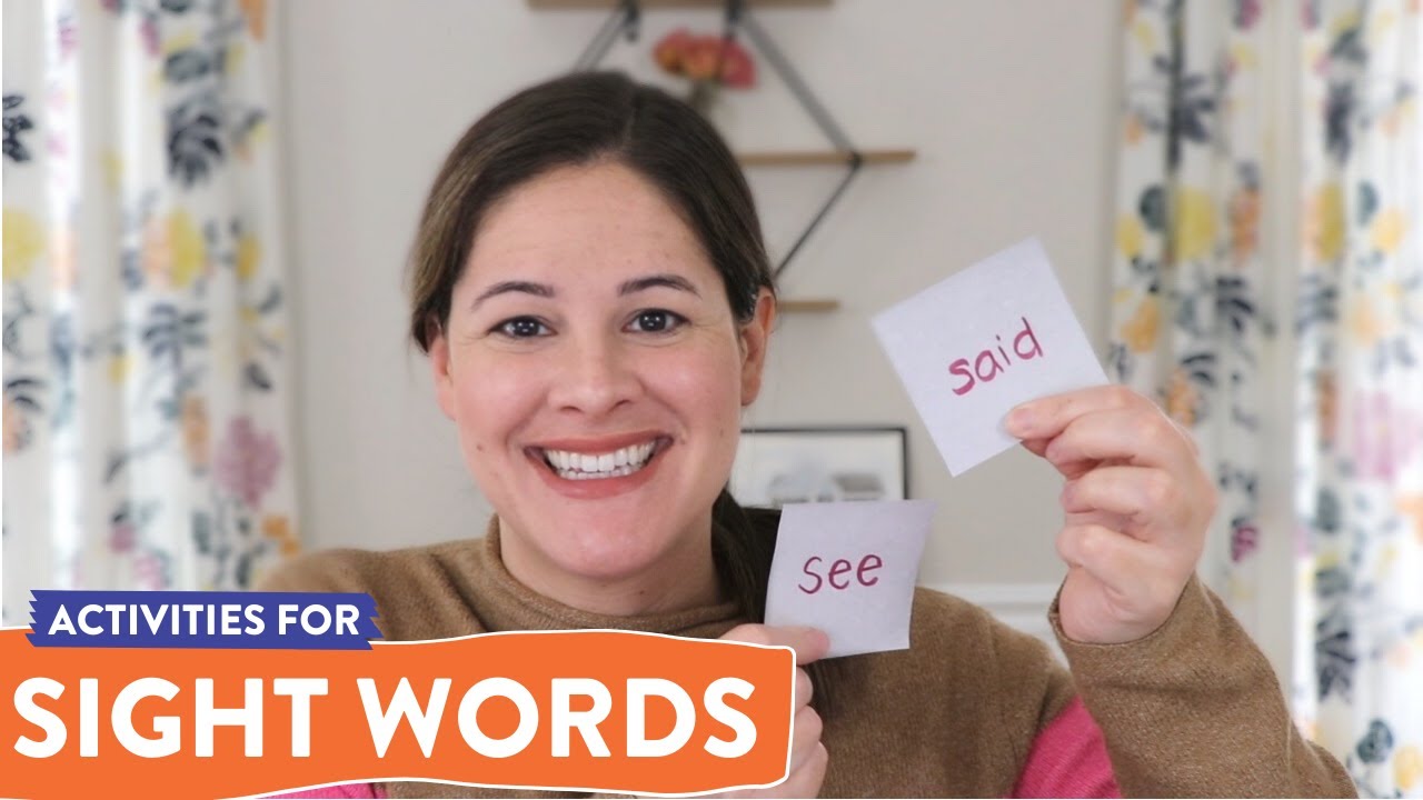 SIGHT WORD ACTIVITIES | How to teach sight words at home for Kindergarten, First and Second Grade