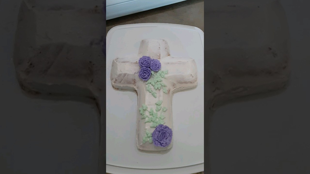 Easter cross cake