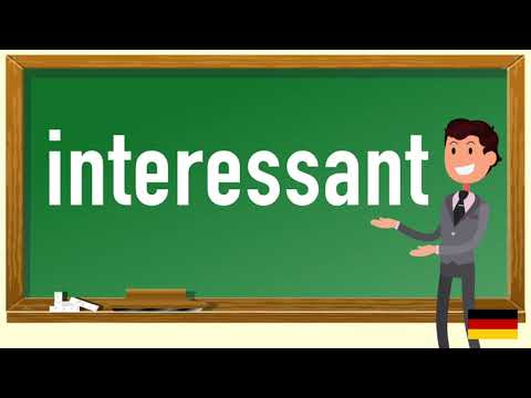 How to pronounce interessant in German