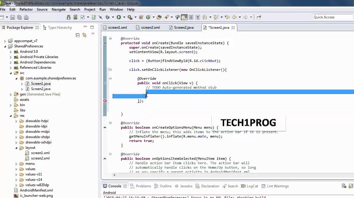 Android Shared Preferences Detailed Tutorial for beginners.