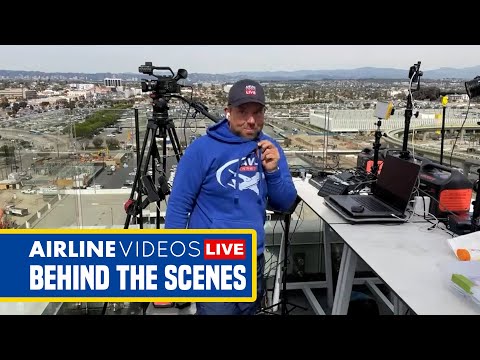 Behind the Scenes of Airline Videos Live at LAX