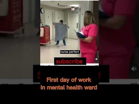 first day working for new nurse in mental health ward#funny #shorts