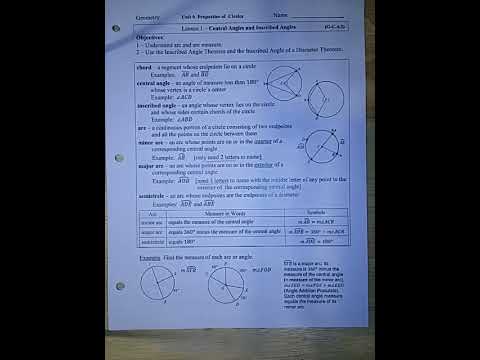 GM Unit 6 Lesson 1