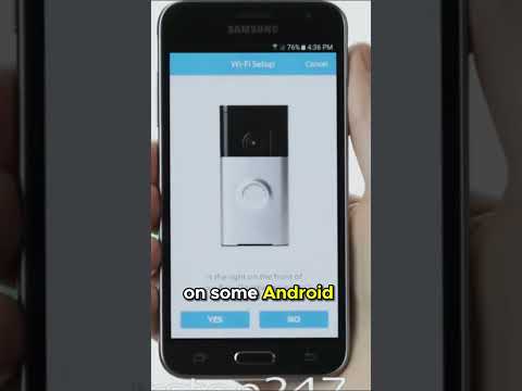 Connecting Ring Doorbell to Wi Fi on Android