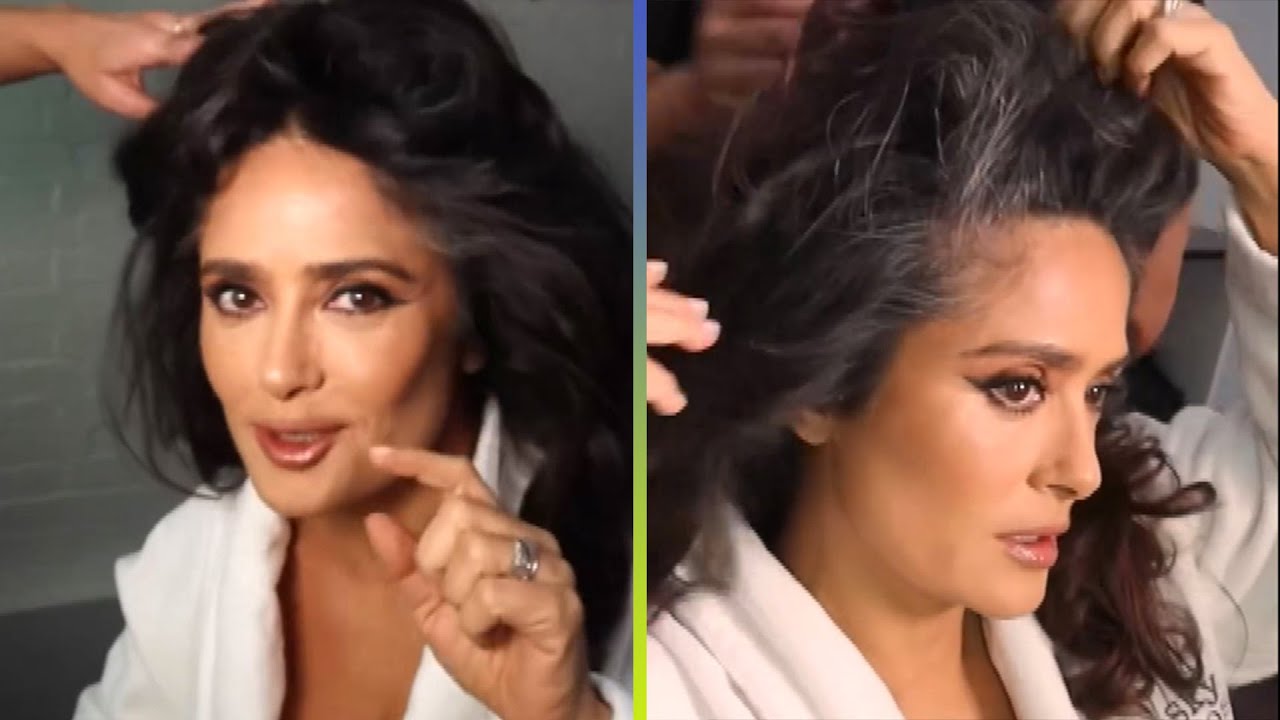 Salma Hayek pronkt trots met haar grijze haren en haar verrassende truc om ze te verbergen!
