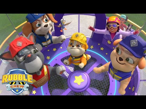 The Crew Builds an Indoor Skydiving Center 🪂 | Rubble and Crew | Cartoons for Kids