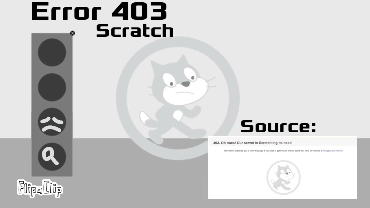 Something Went Wrong Island Error 403 Scratch ANIMATED