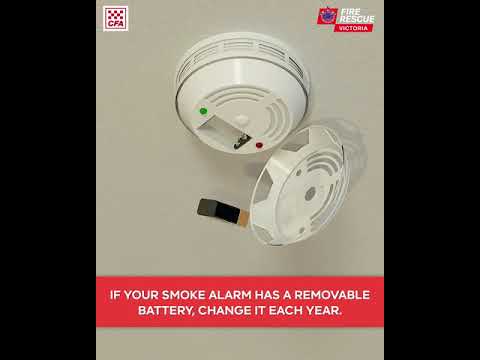 Test and replace smoke alarms