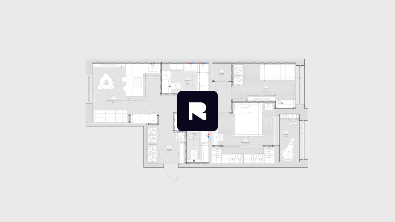 Floor Plan Drawing Tutorial: Rayon Design