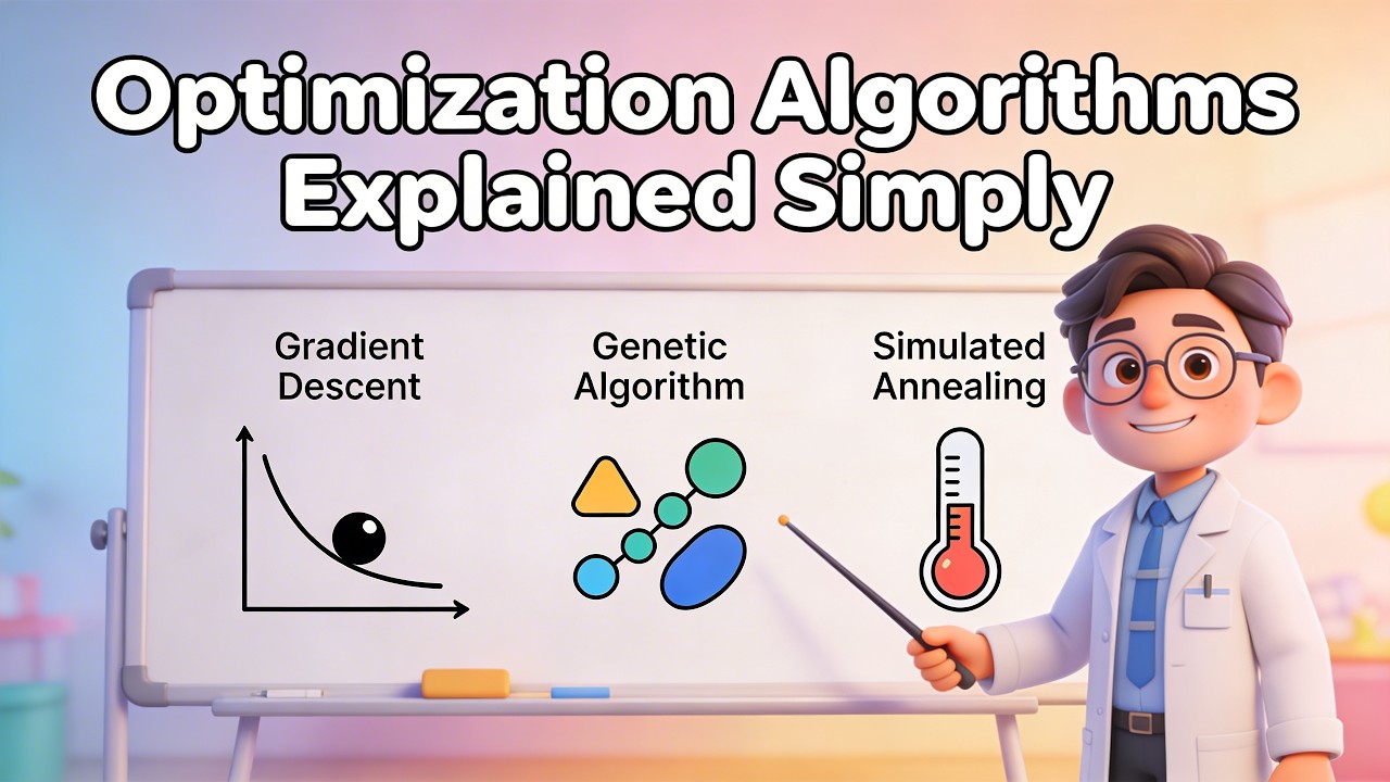 Optimization Algorithms Explained Simply (13 Minutes)