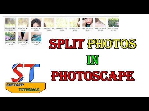 How to Split Photos in Photoscape