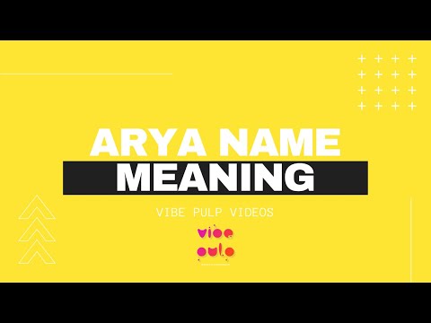 Arya Name Meaning | Arya Name Whatsapp Status | Vibe Pulp |#Arya #Namemeaning #vibepulp