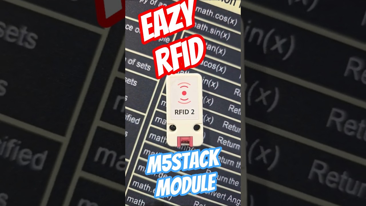 M5Stack RFID Module #m5stack #rfid
