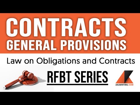 Contracts - General Provisions 2020