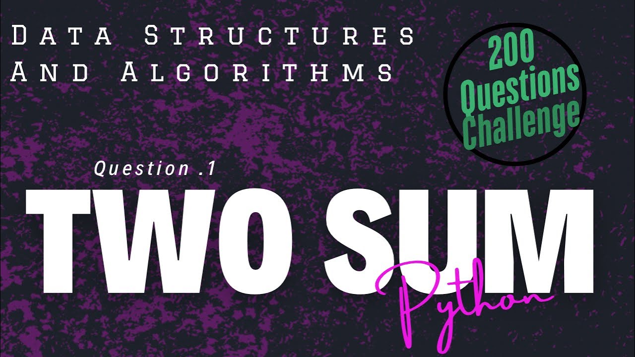 DSA Coding Challenge | Question #1 | TWO SUM | Solving First Coding Question (200 Questions Journey)