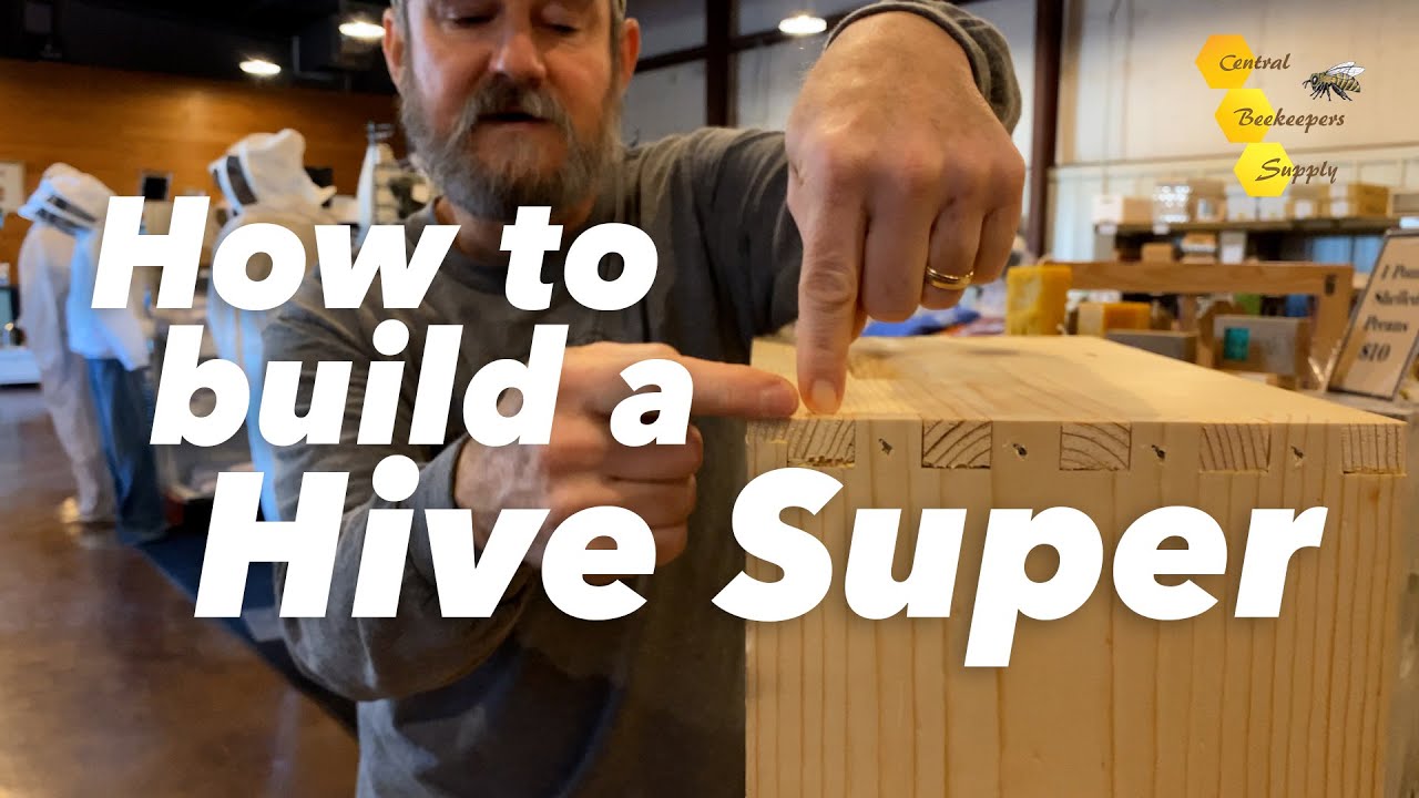 📖  How to: Assemble a beehive super from a kit! 🐝  (step by step)