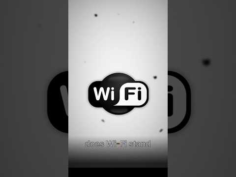 Wi-Fi Full Form is .... 🤔