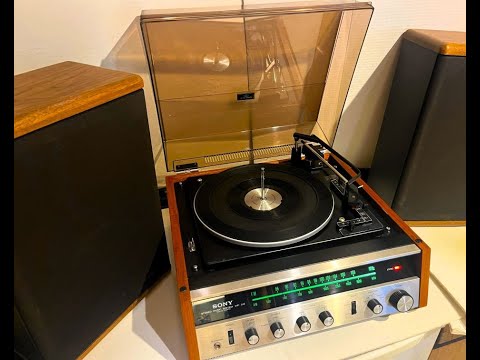 Sony HP-210 MUSIC CENTER Completely Serviced BSR RECORD CHANGER MA65 Feat Refurb Advent Speakers