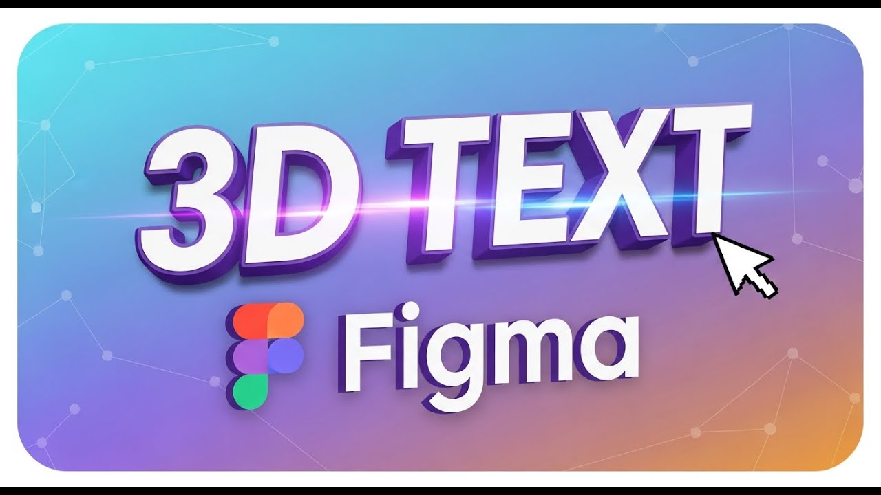 Make 3D Text in Figma in 10 Seconds
