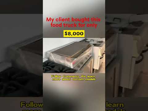 My client bought this food truck for only $8,000 price β€οΈπππ»ππ»#foodtruck #foodtrail #foodtrailers