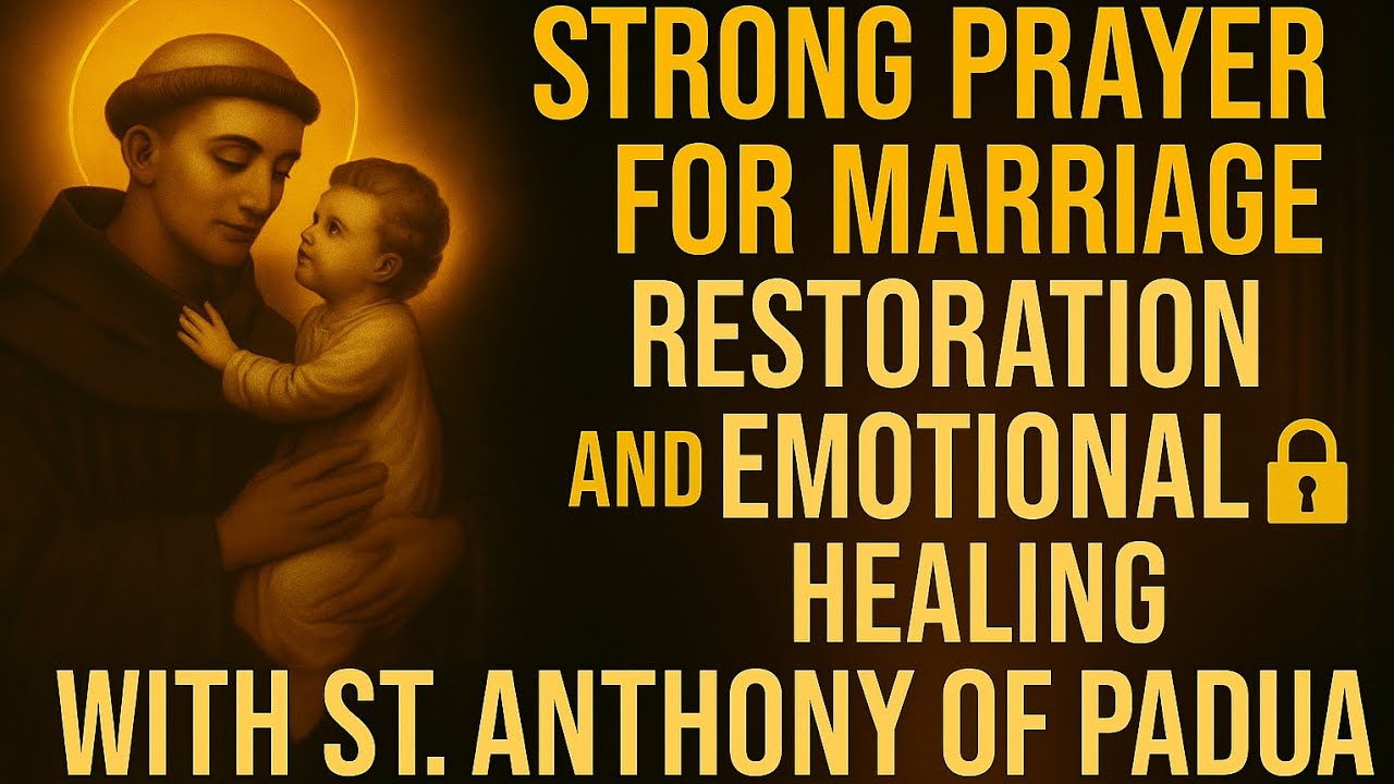 🙏STRONG PRAYER FOR MARRIAGE RESTORATION AND EMOTIONAL HEALING WITH ST ANTHONY OF PADUA