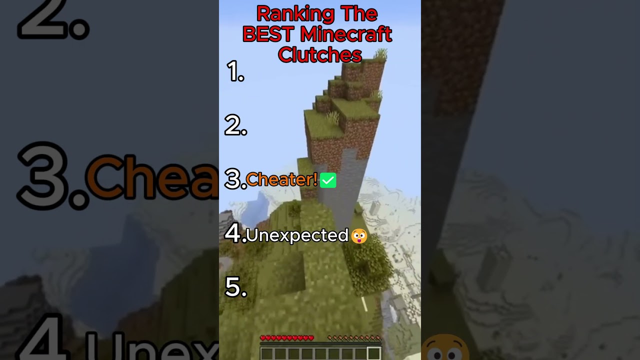 Ranking The BEST Minecraft Clutch Moments!