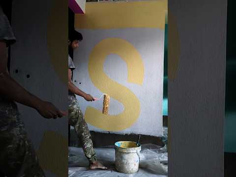 Yellow metal colour paints.asian paints colour code 7920 #shorts #viralshort #painting #workout