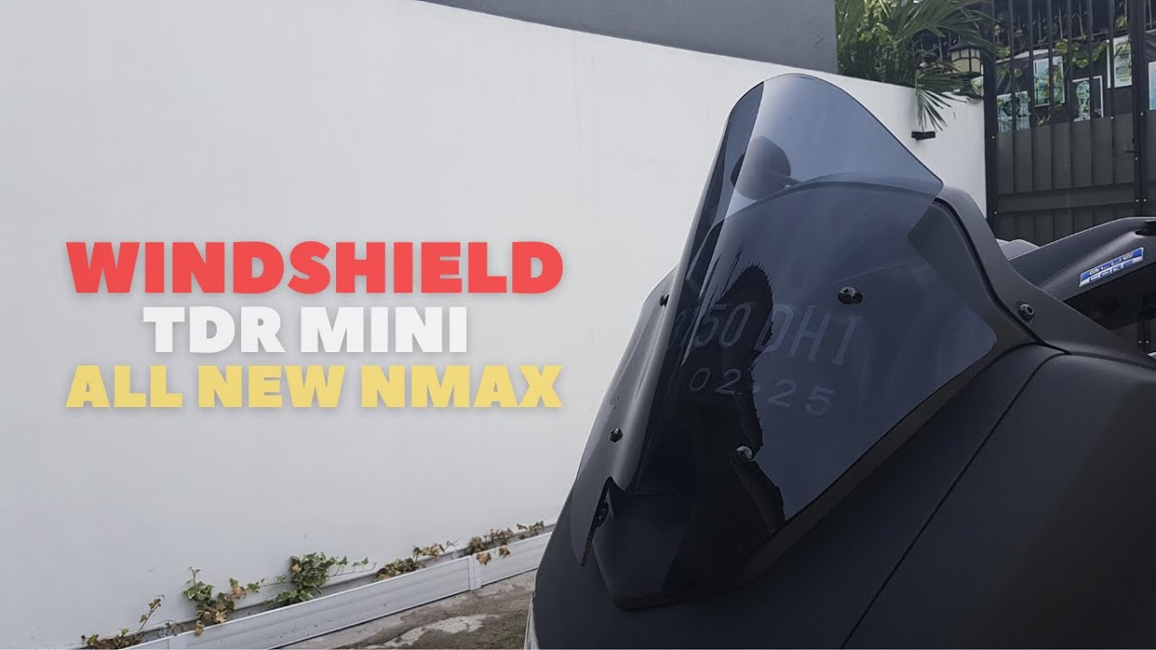 Pasang Windshield/Visor TDR Mini V2 Yamaha NMAX