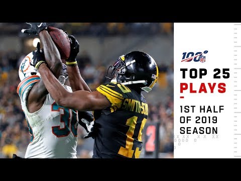 Top 25 Plays from 1st Half of the 2019 Season | NFL Highlights