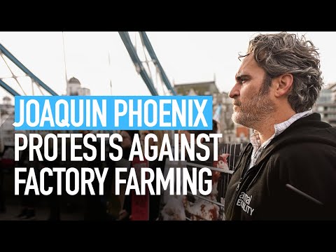 Joaquin Phoenix Visits London | Vegan Spotlight