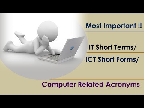 Computer Related Acronyms/IT short Terms | IT abbreviation | #elaborations #abbreviation