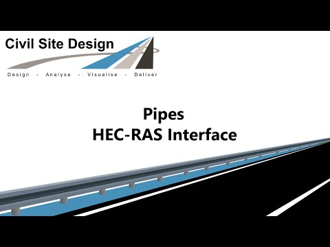 Advanced Road Design and HEC-RAS – Interface