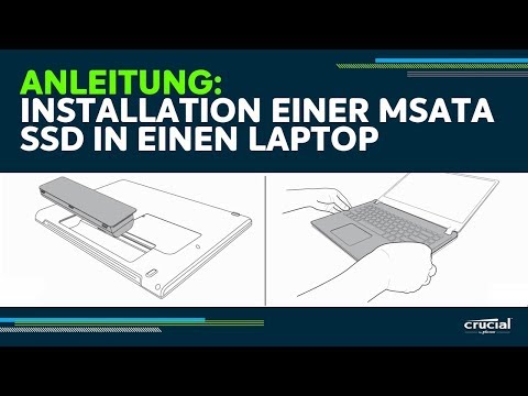 Wie Sie eine mSATA SSD in einem Laptop oder Ultrabook installieren