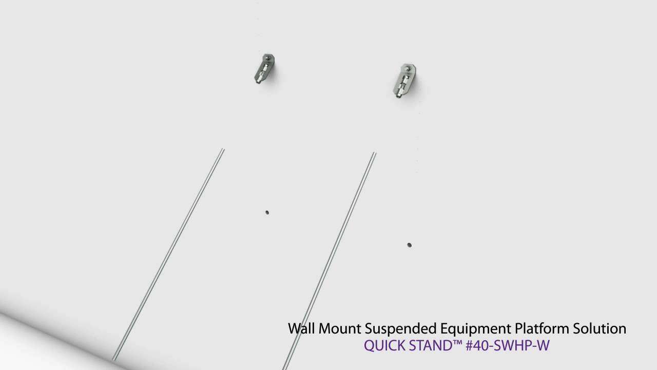 Wall Mount Suspended Equipment Platform Solutions