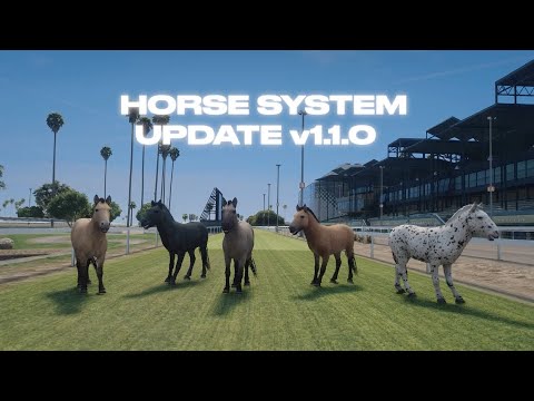 [PAID] [STANDALONE, QB, ESX] Horse System [CUSTOM HORSE PED INCLUDED ...