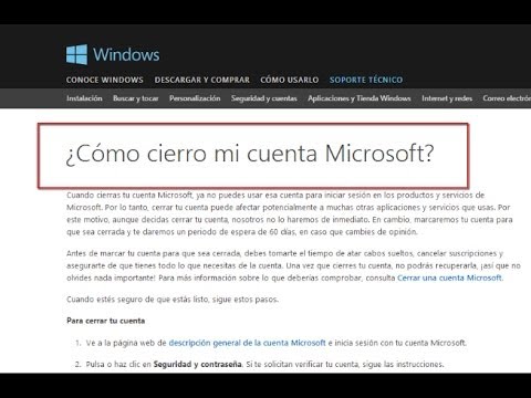 Como cerrar una cuenta de hotmail, Outlook 2014