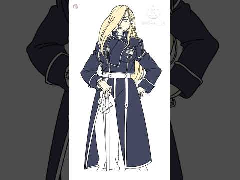 Olivier Mira 🙊 Armstrong from Fullmetal Alchemist #drawing