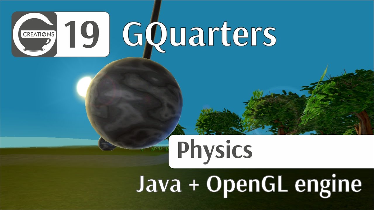 LWJGL (OpenGL) + JAVA - #19.2 Next physics example!