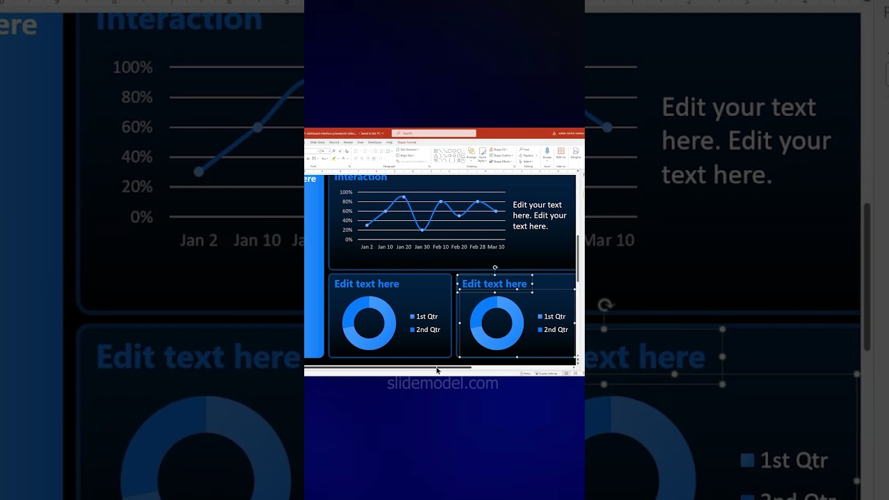 How to Make a Dashboard in PowerPoint #powerpointpresentation #powerpoint