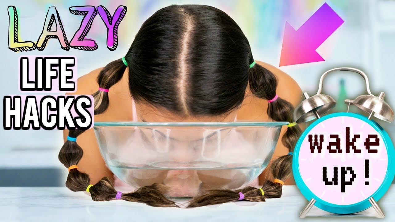 DIY Morning Hacks Every LAZY PERSON Should Know! How to WAKE UP Early For School+ Be Productive!